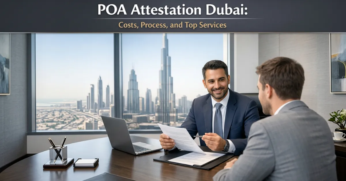 POA Attestation Dubai: Costs, Process, and Top Services